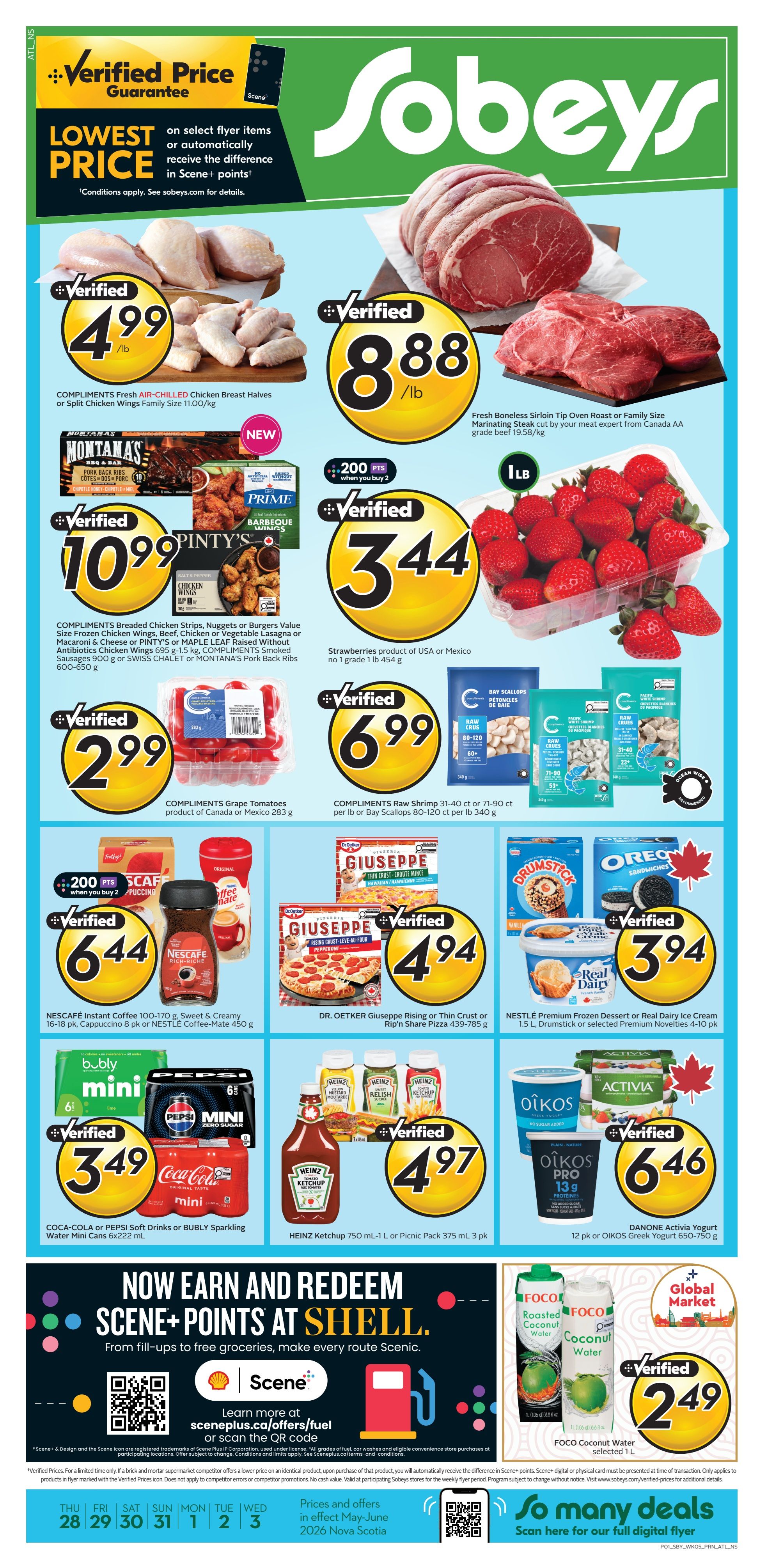 Sobeys Atlantic Canada Weekly Flyers - May 28th to Jun 3rd 2026
