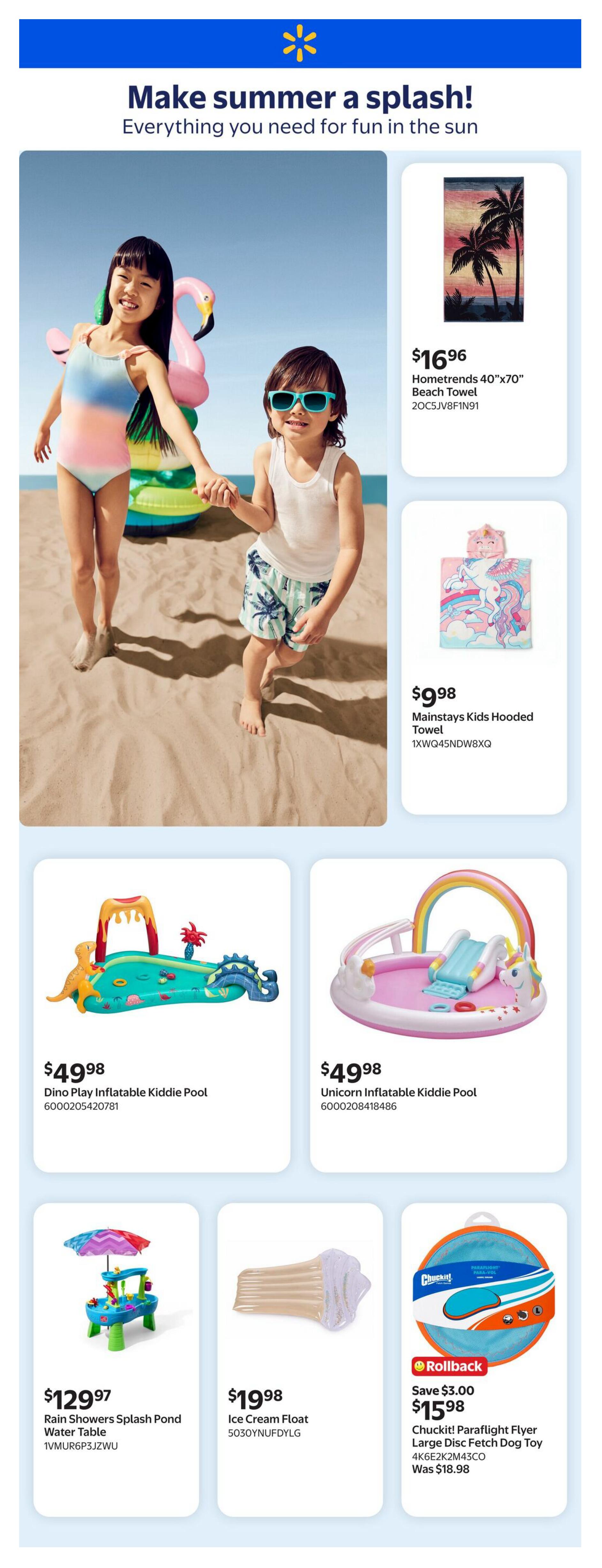 Walmart Canada - Make summer a splash! Flyer from Jun 4th to Jun 17th ...