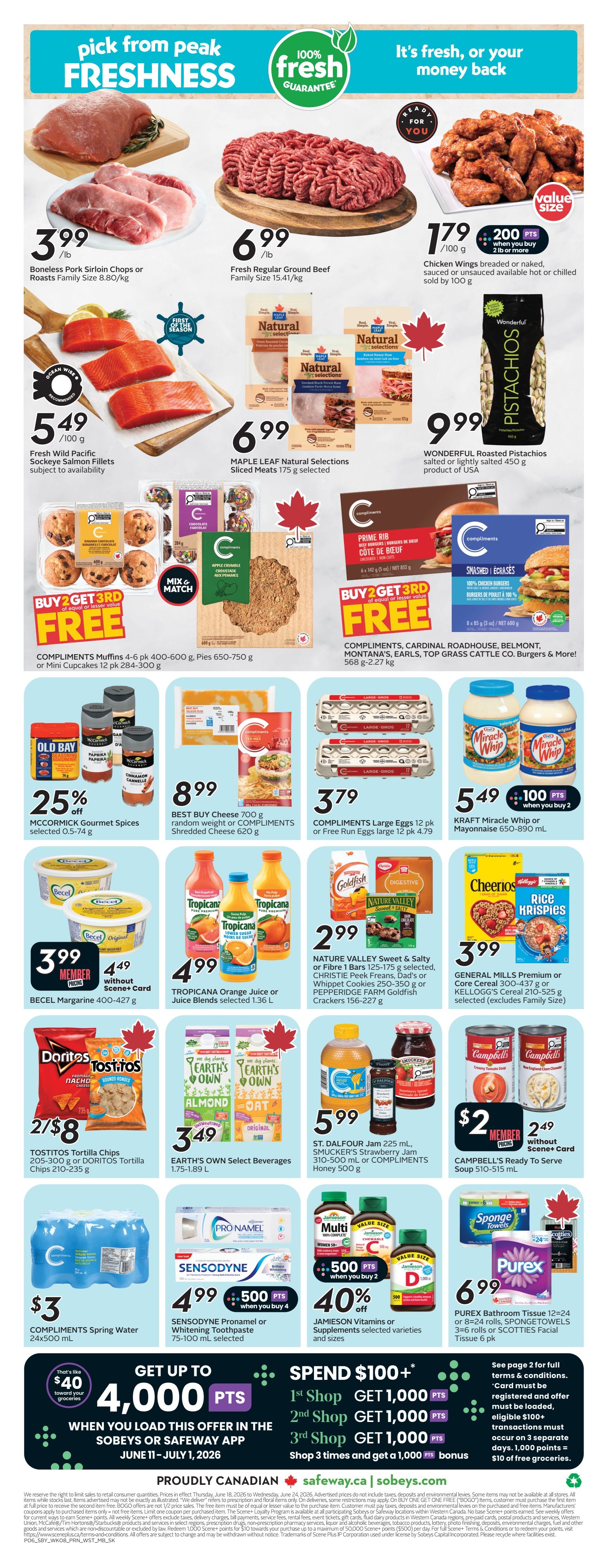 Sobeys Manitoba Weekly Flyers - Jun 18th to Jun 24th 2026